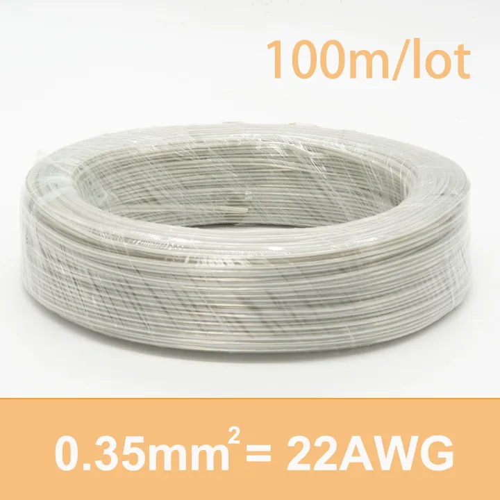 1-100M DIY Electrical Wire 2Pin LED Neon Welding Silver Wire Middle ...