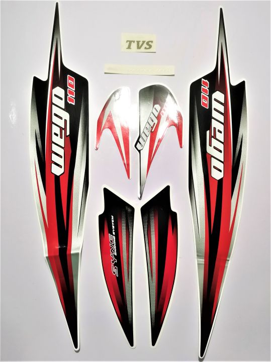 Tvs Wego Black color Bike Full Sticker Kit | Daraz.lk