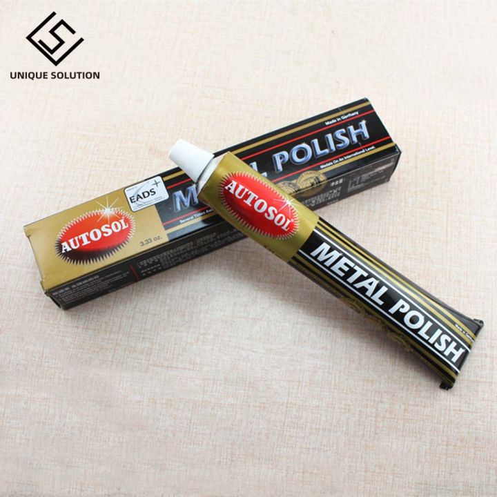 German for AUTOSOL metal polishing paste scratch copper rust repair ...