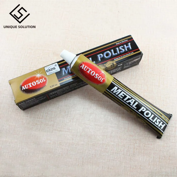 German for AUTOSOL metal polishing paste scratch copper rust repair ...