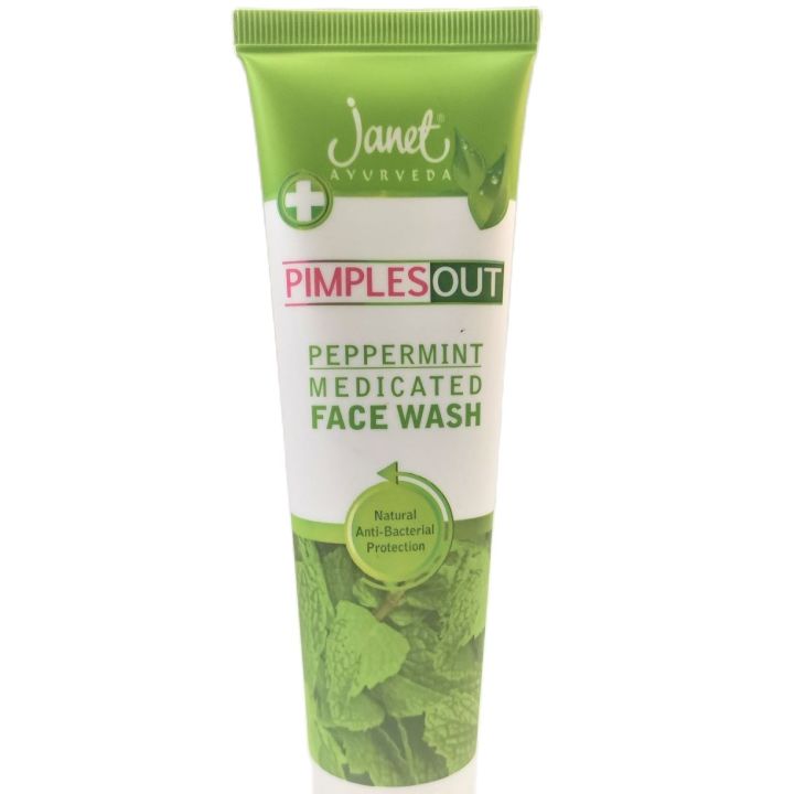 Ayurveda pimples out peppermint medicated face wash 100ml | Daraz.lk
