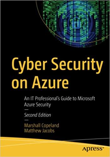 Cyber Security on Azure, An IT Professional’s Guide to Microsoft Azure ...