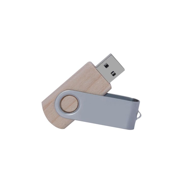 maple-silver】 Wooden USB Drive 2.0 wooden usb flash drives 32GB ...