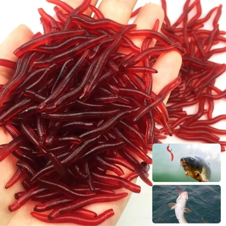Suke 50pcs 100pcs 200pcs 4cm Tackle Fishy Smell Bass Fishing Lure ...