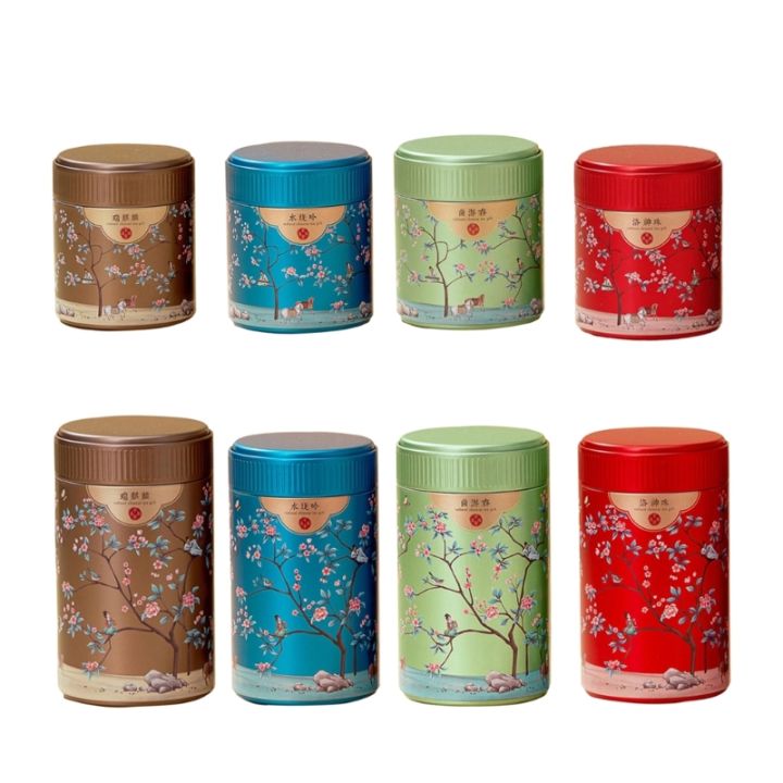 Convenient Tea Storage Container For Home Metal Candy Cans Vintage Tea ...