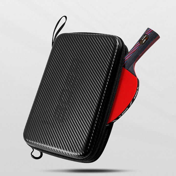 【HOT】 Table Tennis Racket Bag EVA Square Shaped Ping Pong Box Case ...