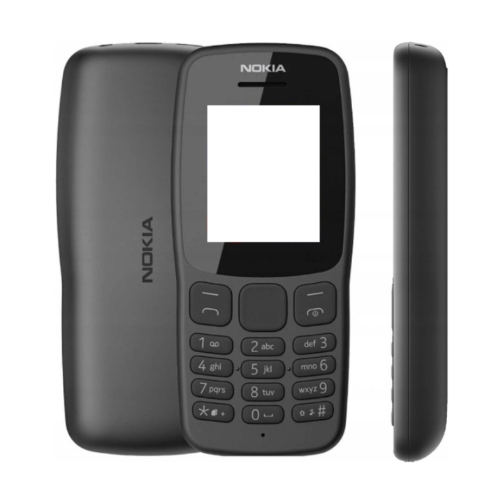 Nokia 106 (2018-2019) Full Keypad Housing Body Panel Casing Front And ...