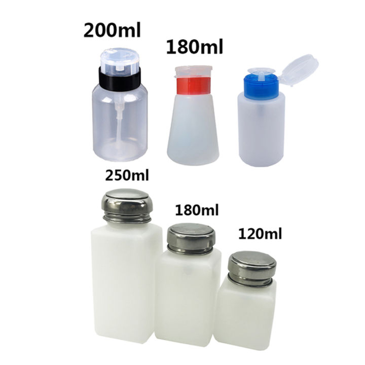 50/120/180/200/250ml Split Bottles With Cover Plastic Refillable ...