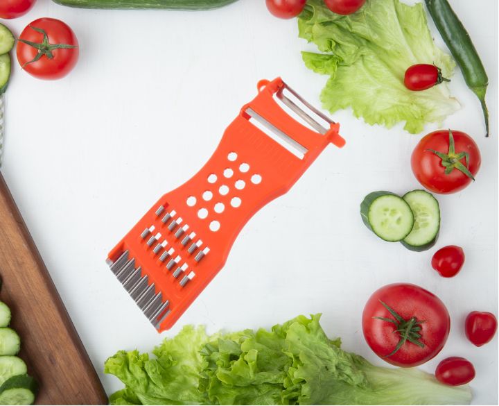 Multifunction Vegetable Fruit Grater Slicer Peeler Shredder Carving ...