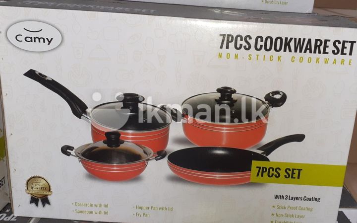 7 Pcs Cookware Set | Daraz.lk