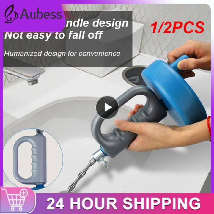 1/2PCS Meters Sewer Pipe Unblocker Snake Spring Pipe Dredging Tool For ...