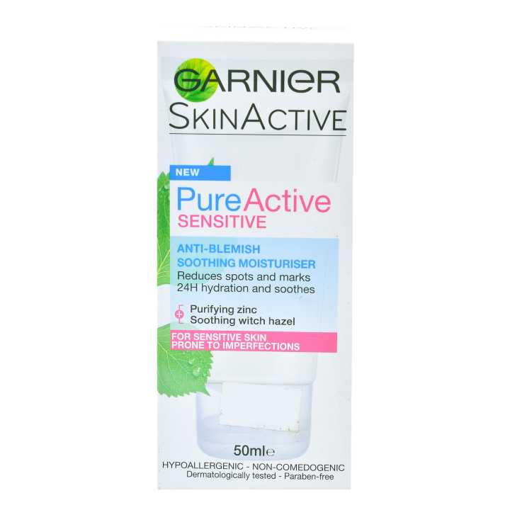 Garnier Skin Active Pure Active Sensitive Soothing Moisturizer | Daraz.lk