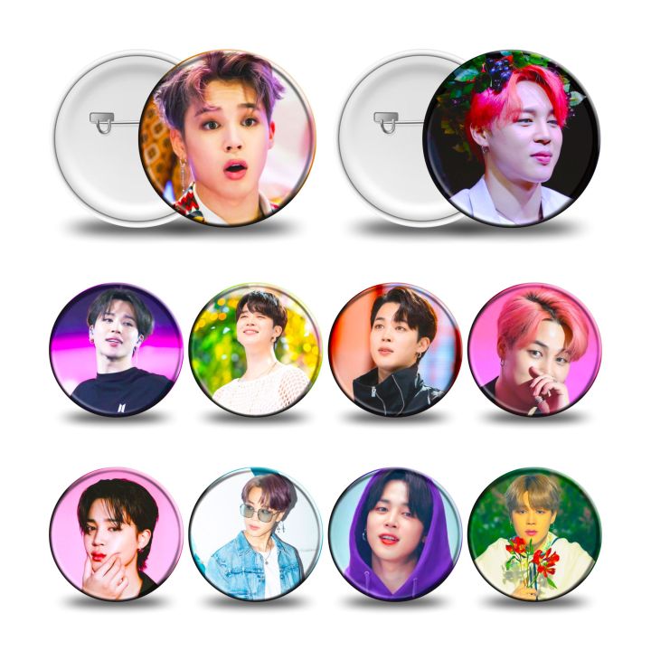BTS Jimin Park Ji-Min Pin Badges K-Pop | Daraz.lk