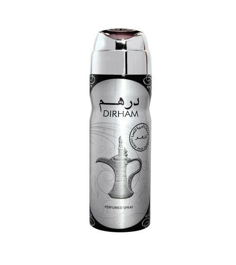 Dirham Body Spray 200ml (silver without box) | Daraz.lk