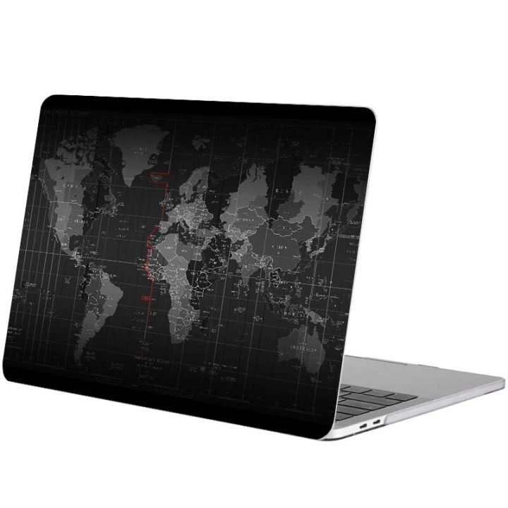 【TianYu Mall】World Map Full Cover Skin Laptop Sticker for Macbook Pro ...