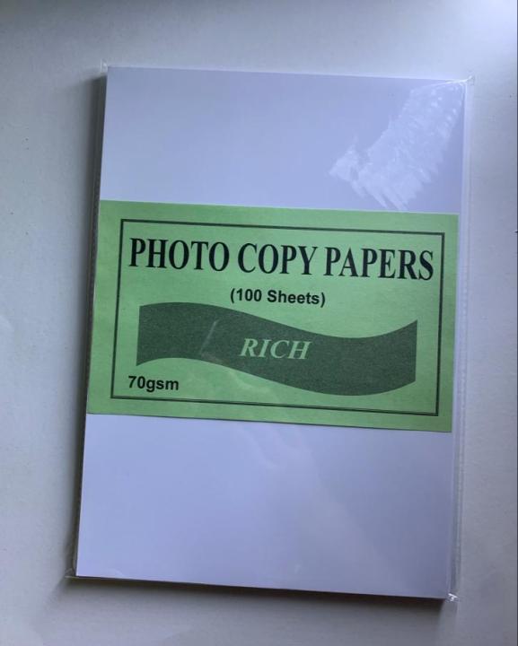 Photocopy Papers 100 Sheets (70gsm) | Daraz.lk