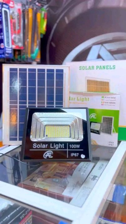 100W LED Solar Flash Lamp With panel | Daraz.lk