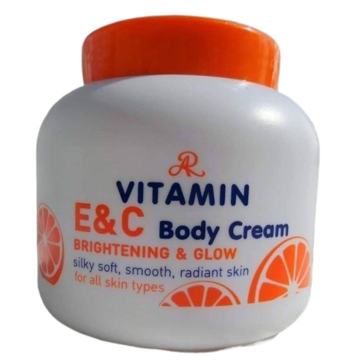 Aron New (aecc) AR Vitamin E & C Brighten & Glow Body Cream 200g Made ...