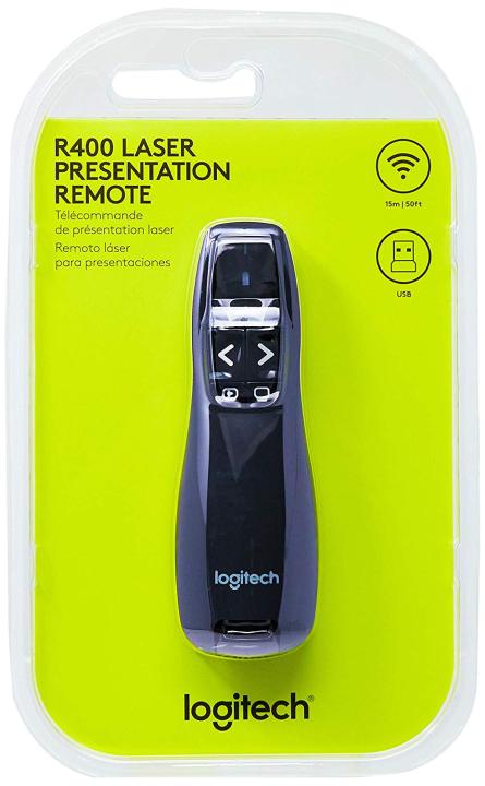 R400 LOGITECH WIRELESS LASER PRESENTER REMOTE CONTROL [ID: 3766] | Daraz.lk