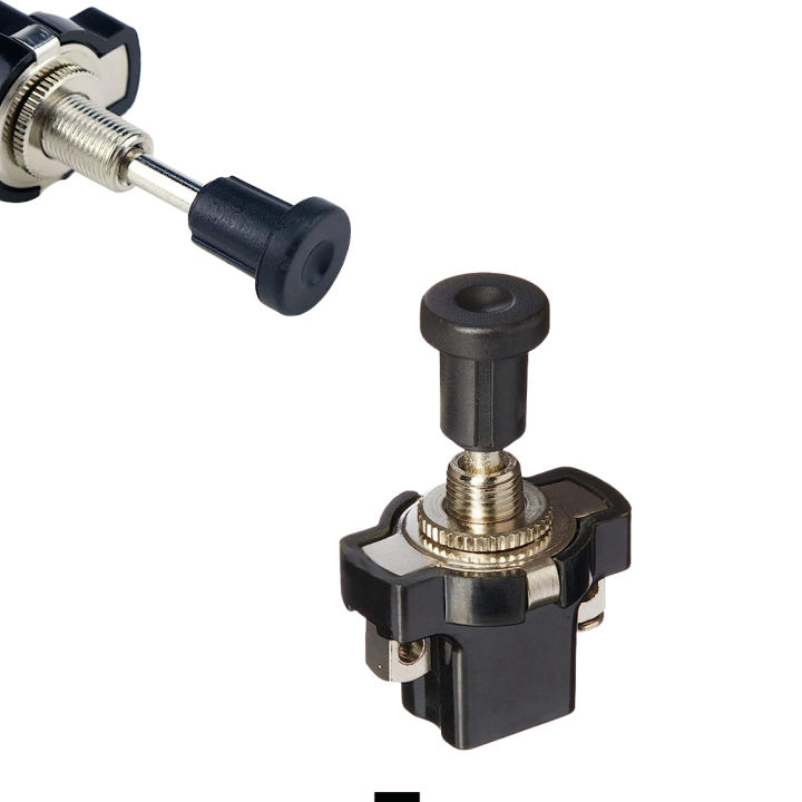 Marine Boat Car Rocker Toggle Round Switch Pull On Push Off 12V-24v-20A ...