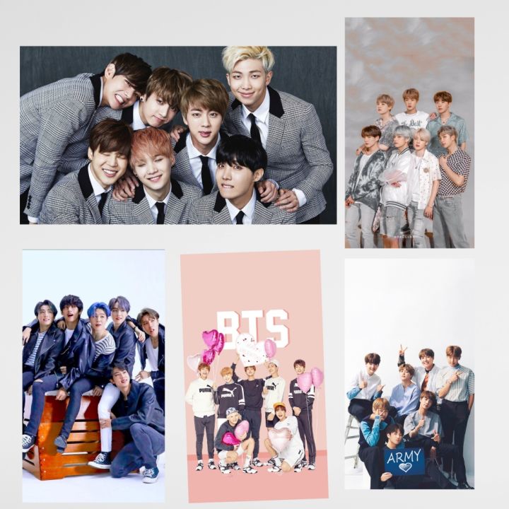 5 pack KPOP BTS Bangtan Boys Dynamite Album Photos | Daraz.lk
