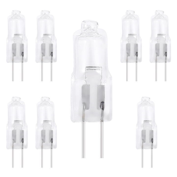 12V 20W Halogen Bulb Warm White Light Lamp Bi-Pin Base 8 Pcs | Daraz.lk