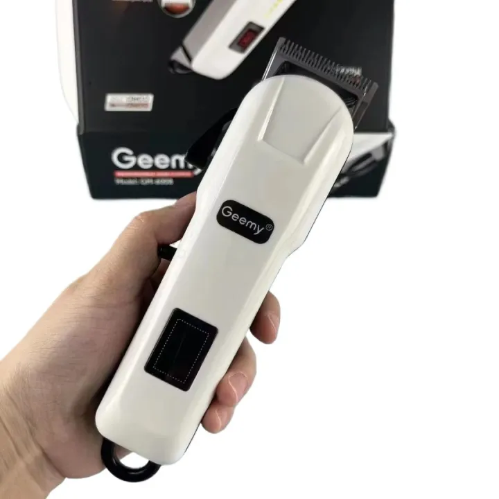 Geemy GM-6008 Rechargeable Trimmer Professional Hair Clipper Built-in ...
