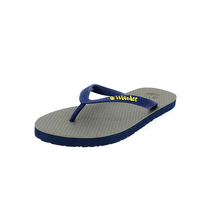ISLANDER Men Casual FLATS Slippers Gray, Blue - 05 | Daraz.lk