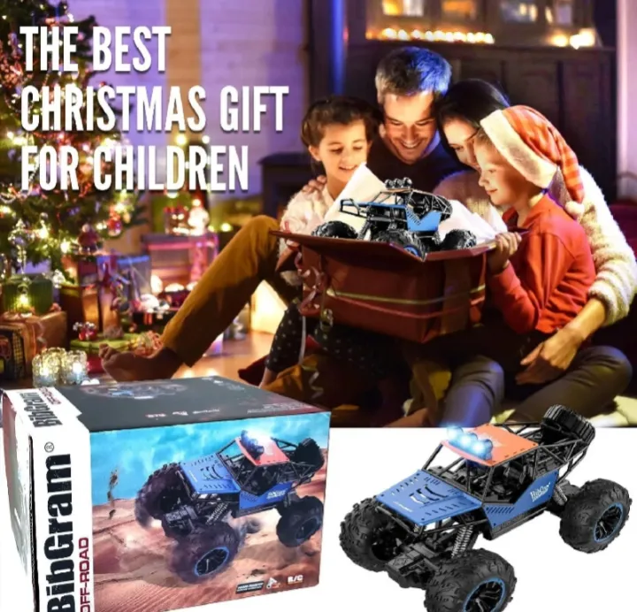BibGram 4x4 Off-Road Remote Control RC Climbing Car for Kids and Adults ...