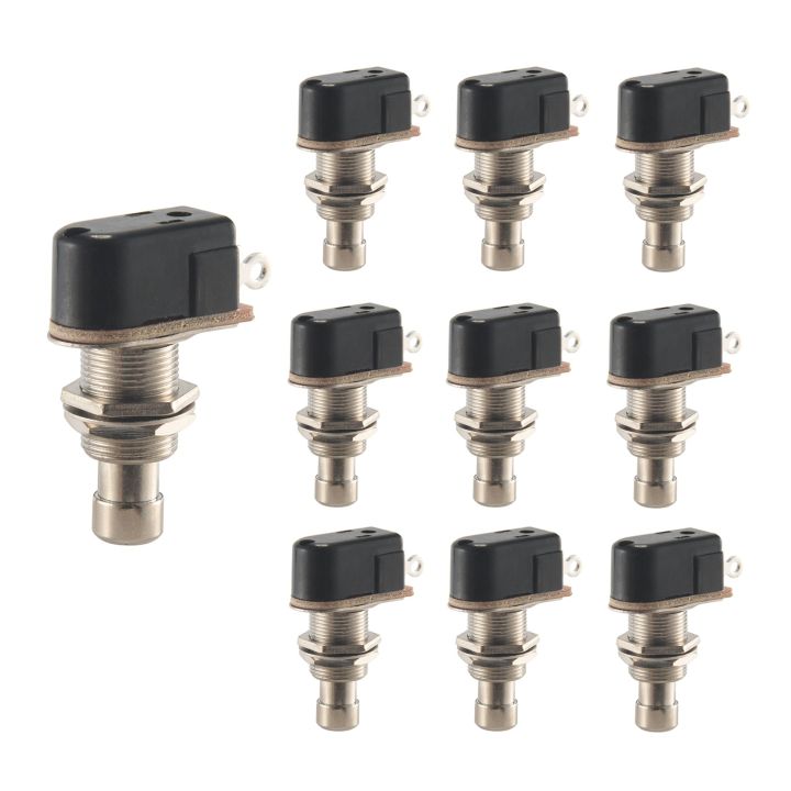 Guitar Effects Pedal Box Momentary SPST Switch Push Button Pack of 10 ...