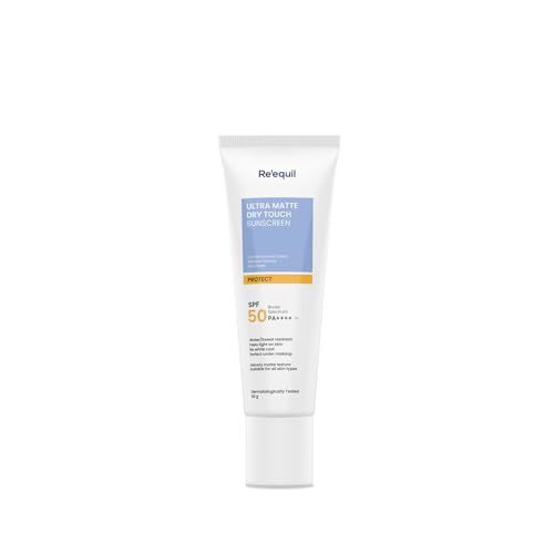 Re’equil Ultra Matte Dry Touch Sunscreen | Matte Finish Sunscreen for ...