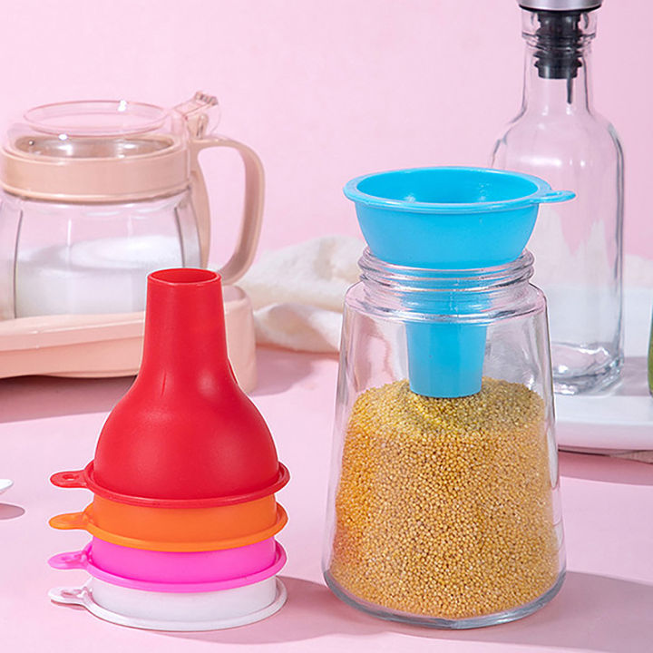 7CM Silicone Wide-Mouth Funnel Milk Powder Bean Funnel Kitchen ...