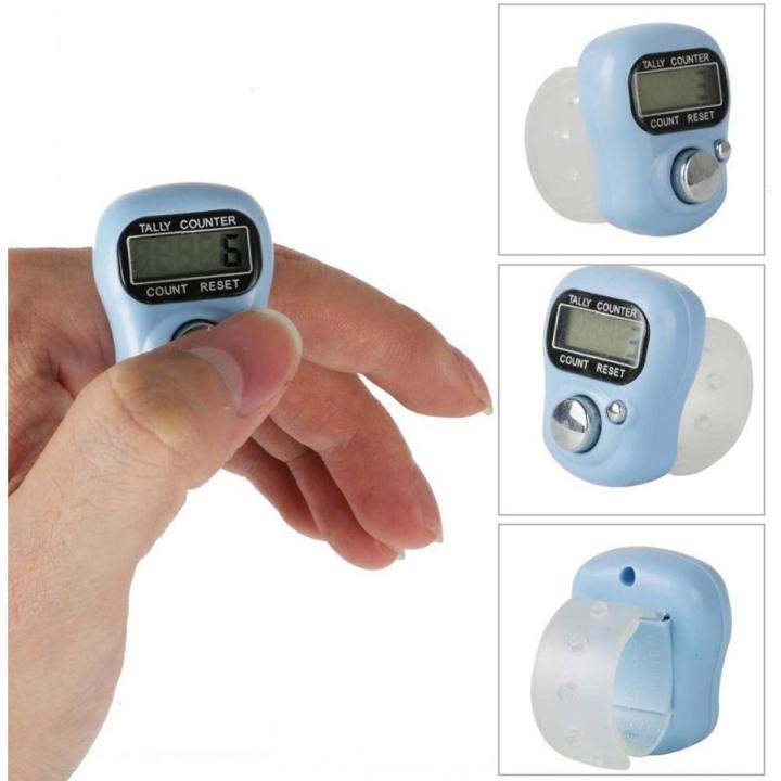 Random Color Finger Counter Digital LED Electronic Handheld Tally ...