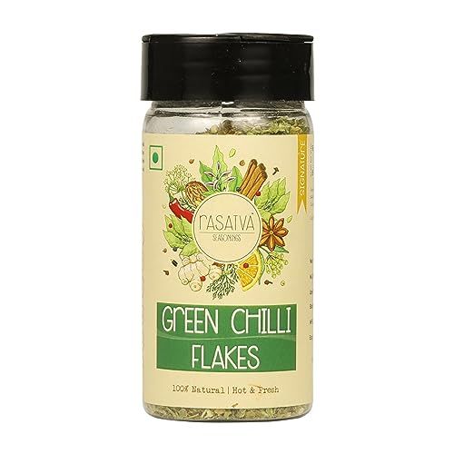 Rasatva Green Chilli Flakes Dried Green Chilli Flakes for Seasoning ...