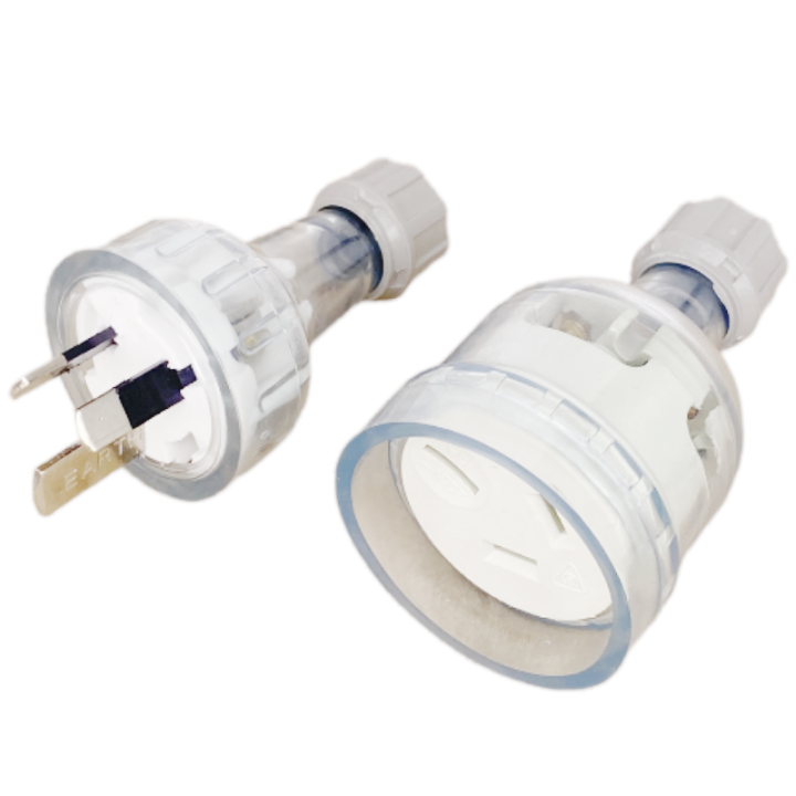 【fast Selling】 Au Nz Plug Adaptor Assembled Rewireable Female Male Wire