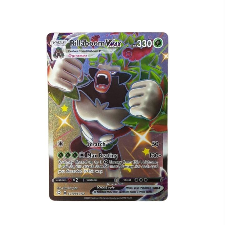 Pokémon Rillaboom VMAX SV106/SV122 -Real | Daraz.lk