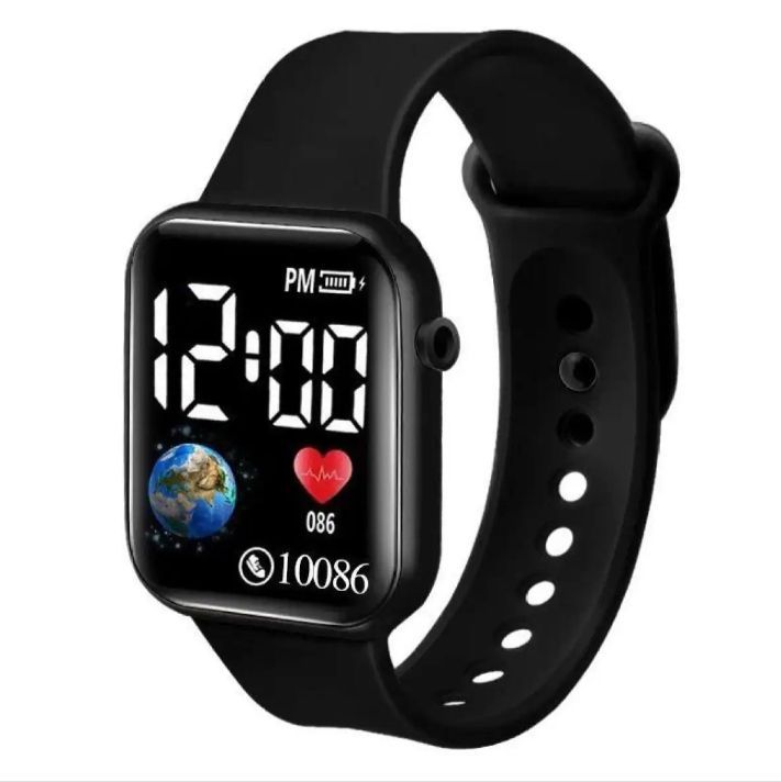 LED Rubber Belt Watch for Men | Daraz.lk