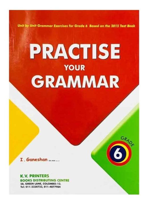 Practise Your Grammar Grade 6 Book | Daraz.lk