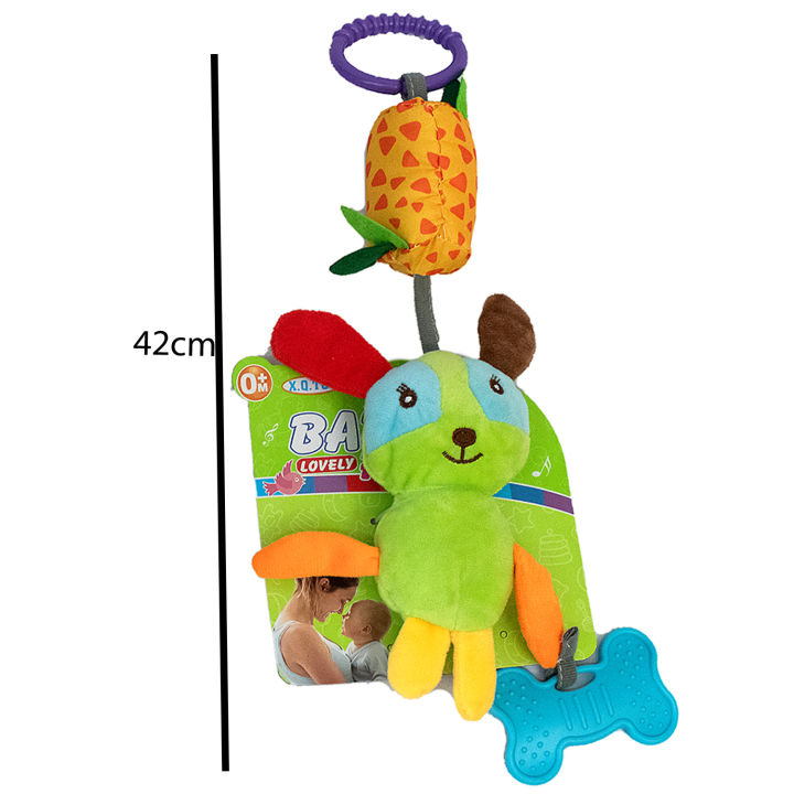 SNOWIE SOFT® Baby Soft Hanging Rattle Crinkle Squeaky Toy Car Seat ...