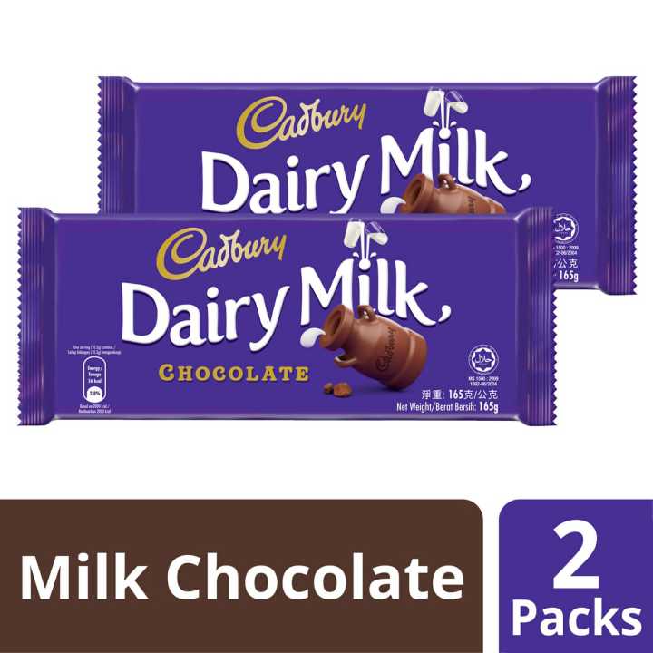 Cadbury milk Chocolate 160g malaysia x 2Pcs | Daraz.lk