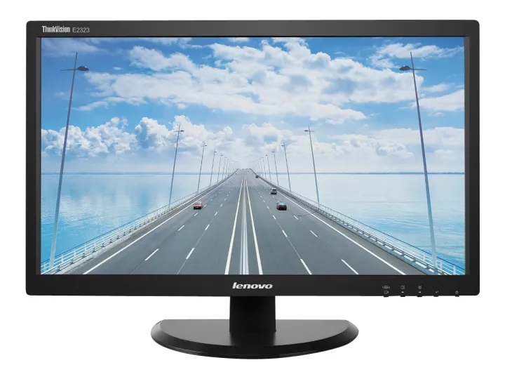 23inch Montor Lenovo LED Full HD widescreen monitor with HDMI Converter ...