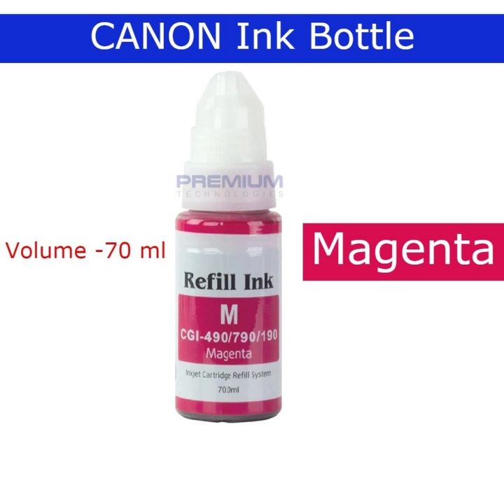 Canon Ink Bottle C GI 790 Black 135ml Cyan 70ml Meganta 70ml Yellow ...