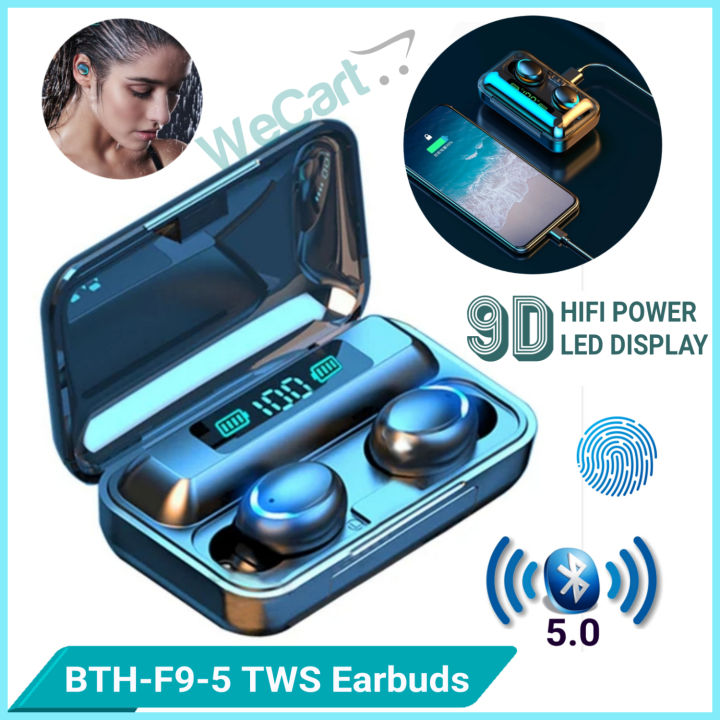 BTH F9-5 TWS Wireless Earbuds with Powerbank | Daraz.lk