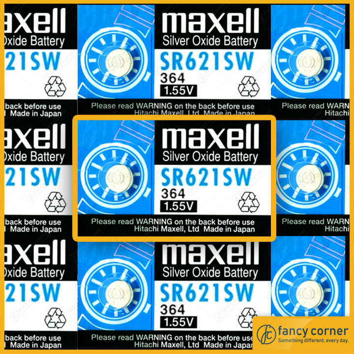 Maxcell Watch Battery SR626SW 626 Maxell SR621SW 621- Silver Oxide ...