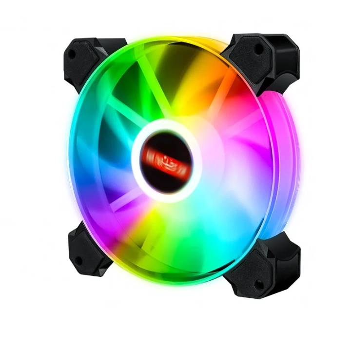 High performance 38CFM 120mm fan RGB fan cooling RGB fans for pc case ...