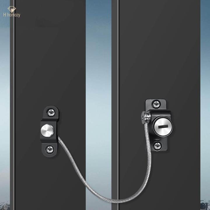 Window Restrictor Locks Door Cable Restrictor Lock for Drawer Cabinet ...
