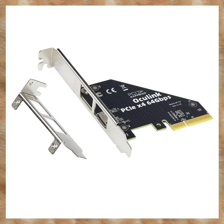 PCIe X4To SFF 8611&8612 Adapter Card Expansion Card PCIeX4/to Oculink ...
