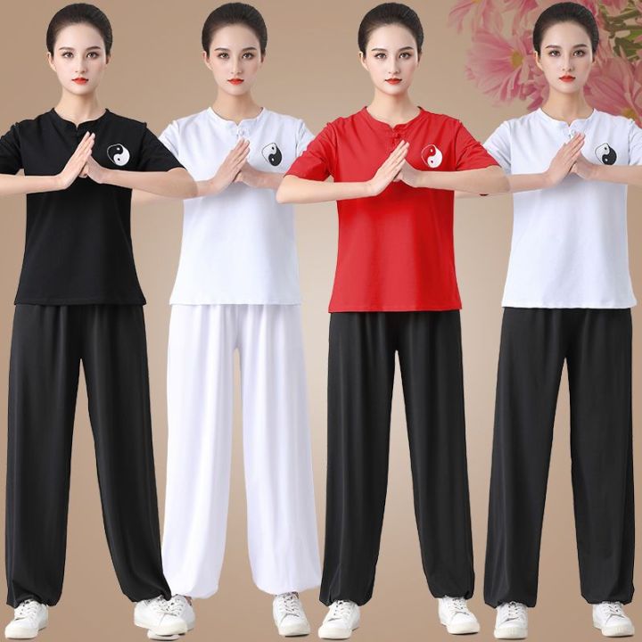New Pure Cotton Tai Ji Suit Long-Sleeve Suit Martial Arts Performance ...