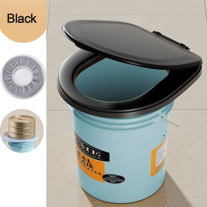 Portable Plastic Toilet Seat Lid Potty Seat Removable Movable Toilet ...