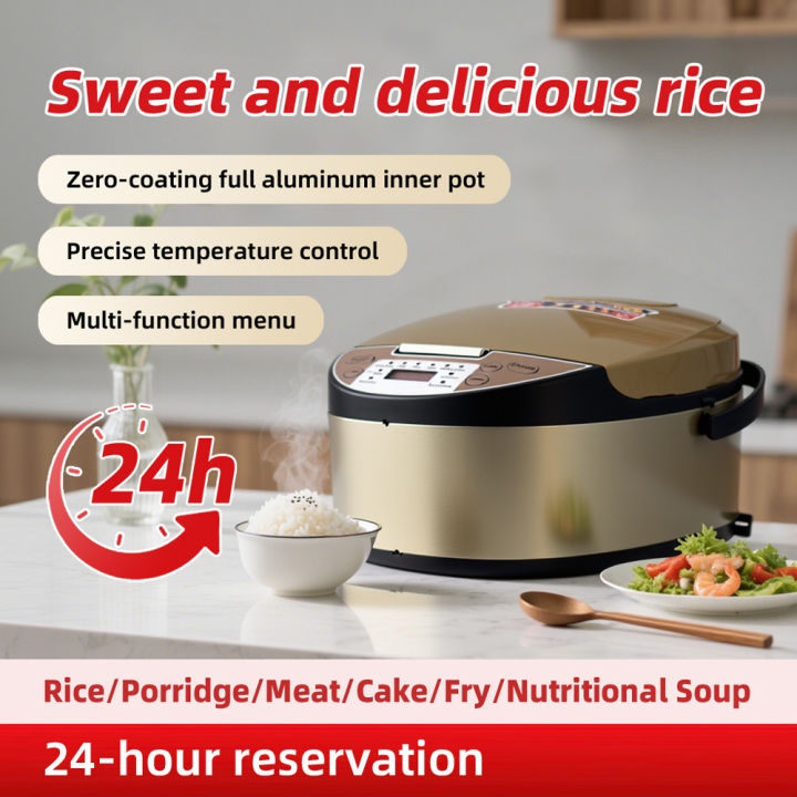 Electric Rice Cooker 5L Cooking Multi-function Portable Cooker Non ...